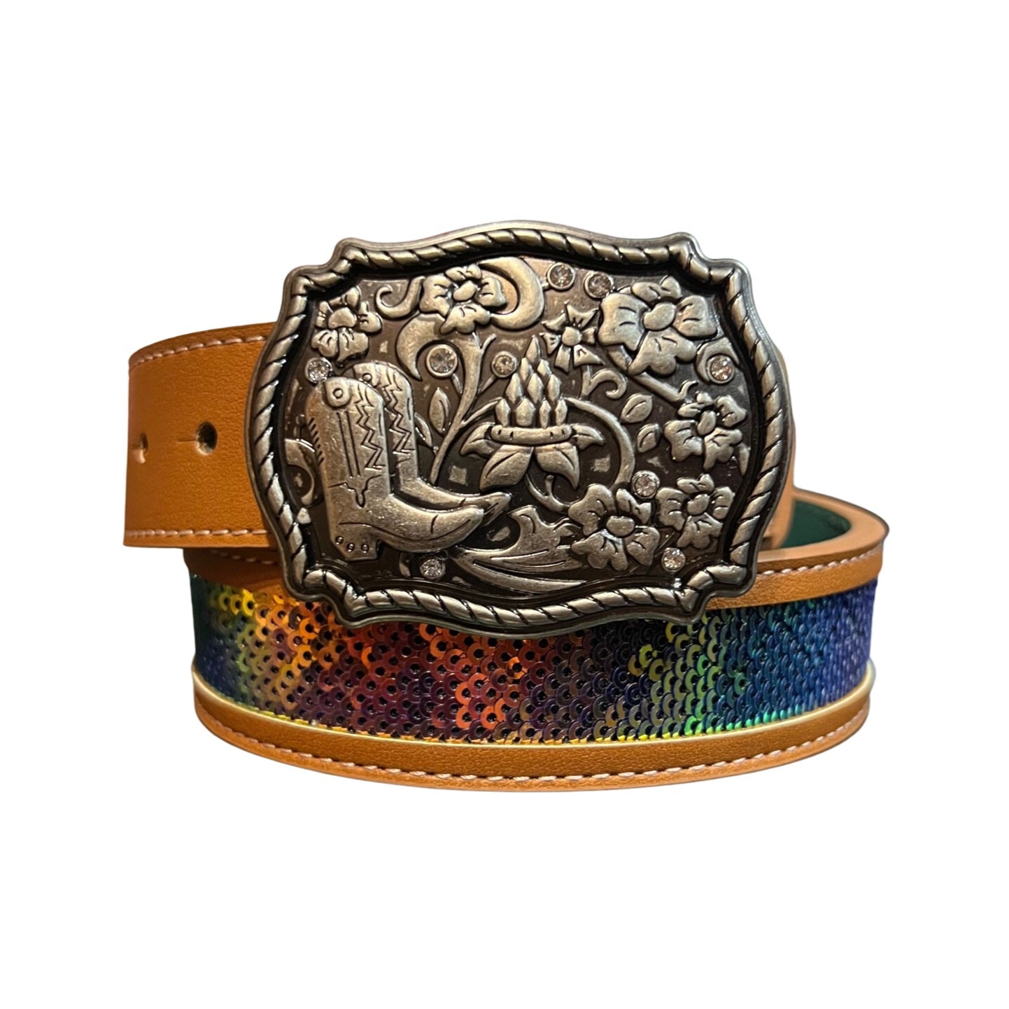 Catchfly Sparkle Iridescent Sequins Girl's Belt 23201BE8 – Wild Bill's ...